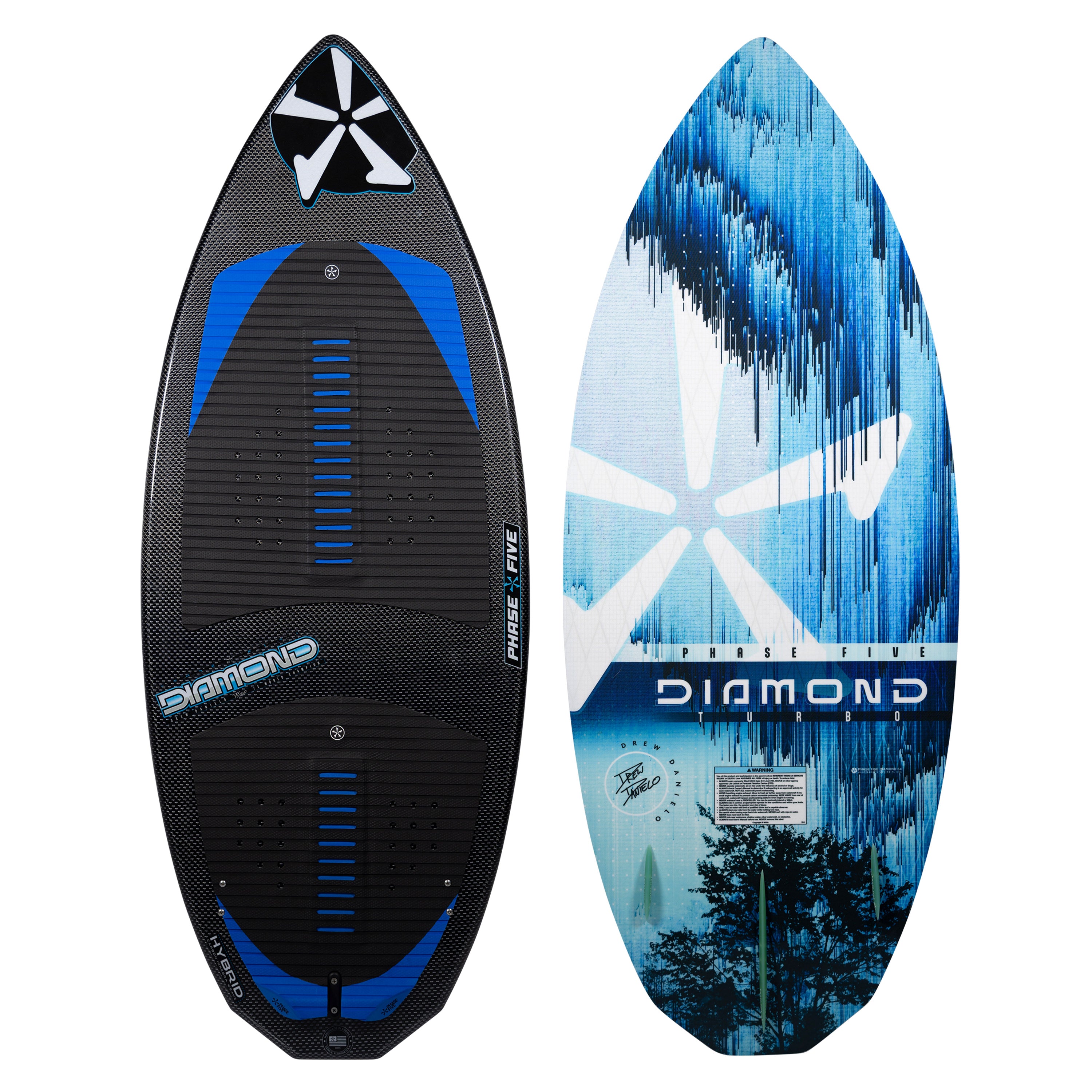 2026 Phase 5 Diamond Turbo Skim Wakesurf Board | WakeMAKERS
