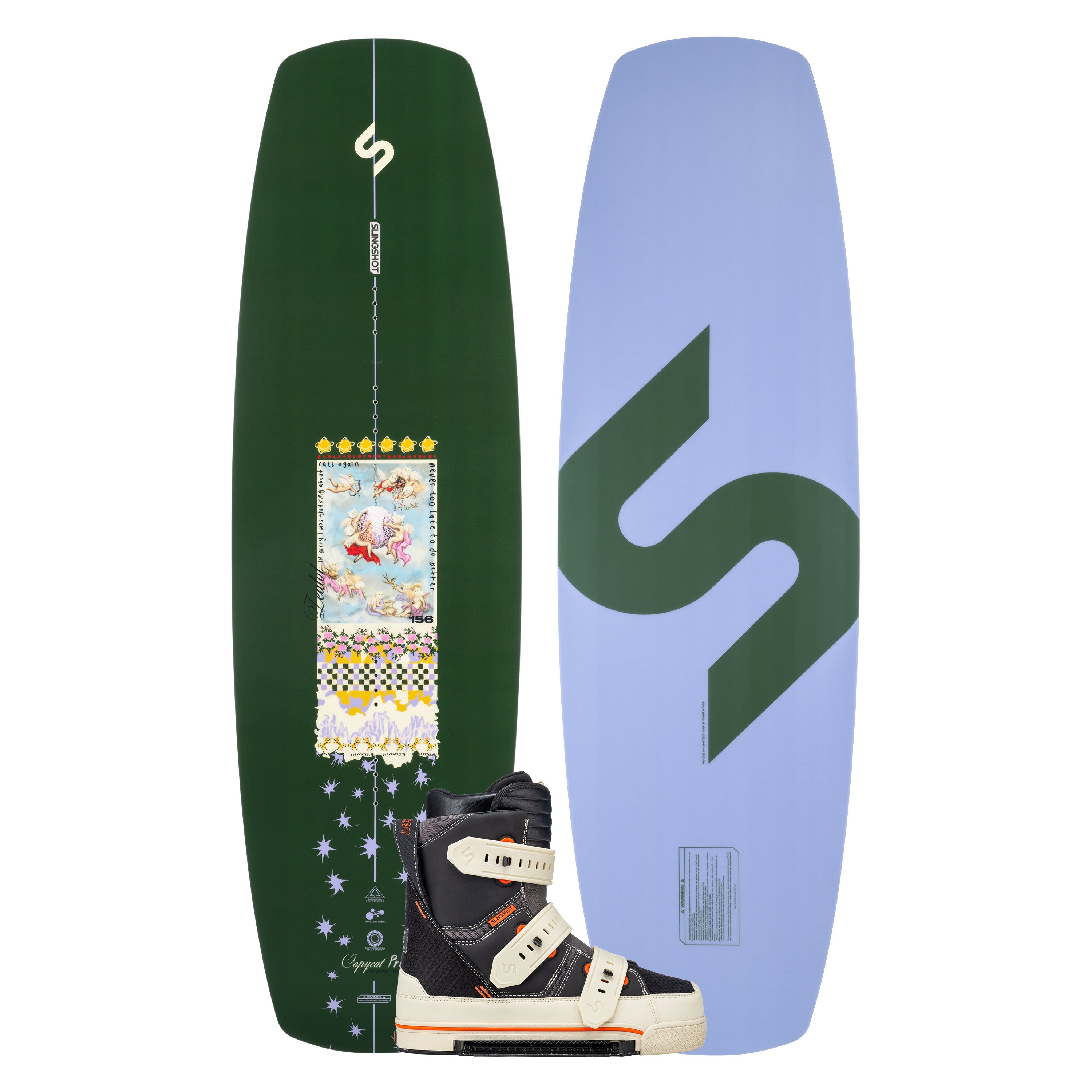 2025 Slingshot Copy Cat Pro / Space Mob Wakeboard Package | WakeMAKERS