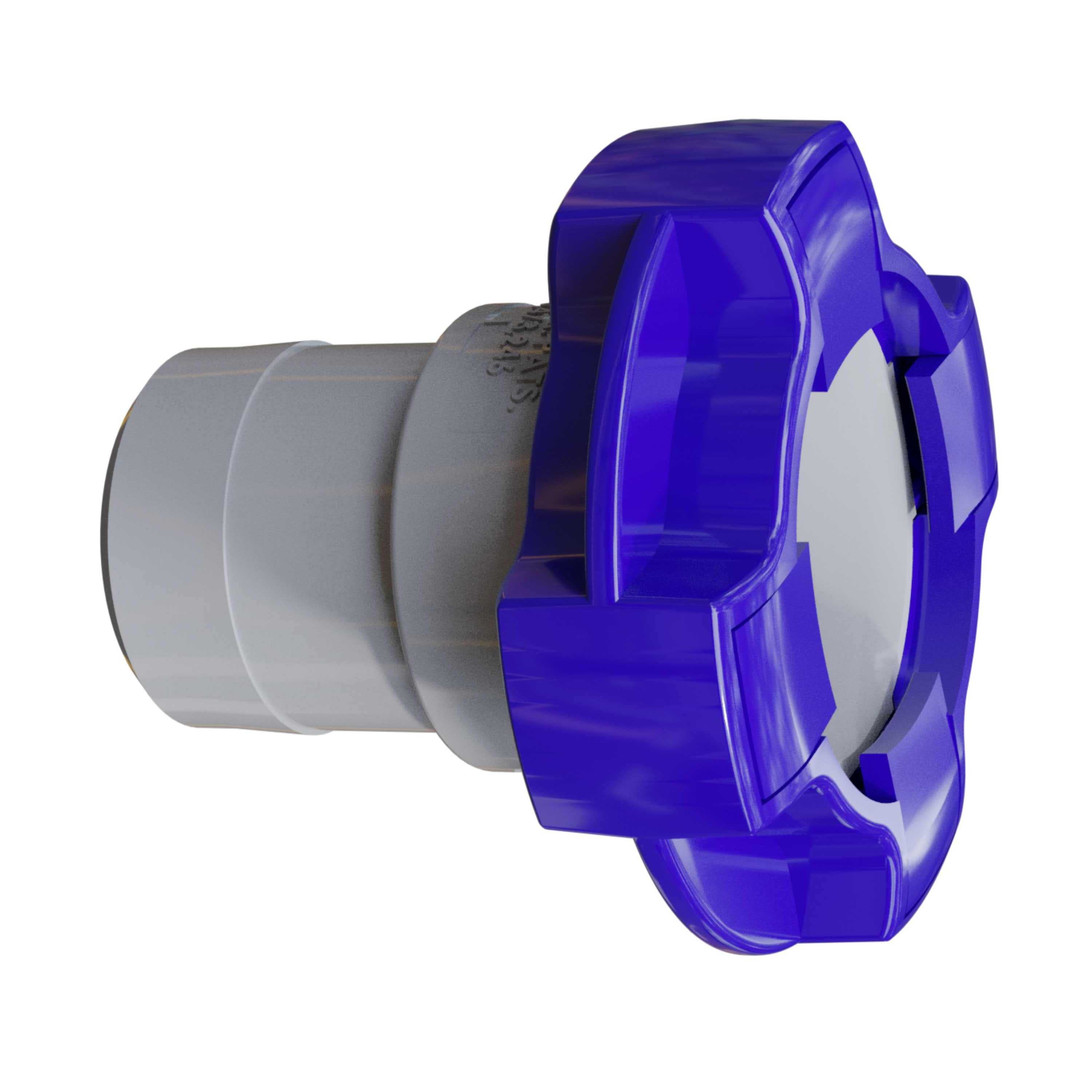 Flow-Rite 1" & 1-1/8" Barbed Straight Quad-Lok Quick Connect Fitting ...