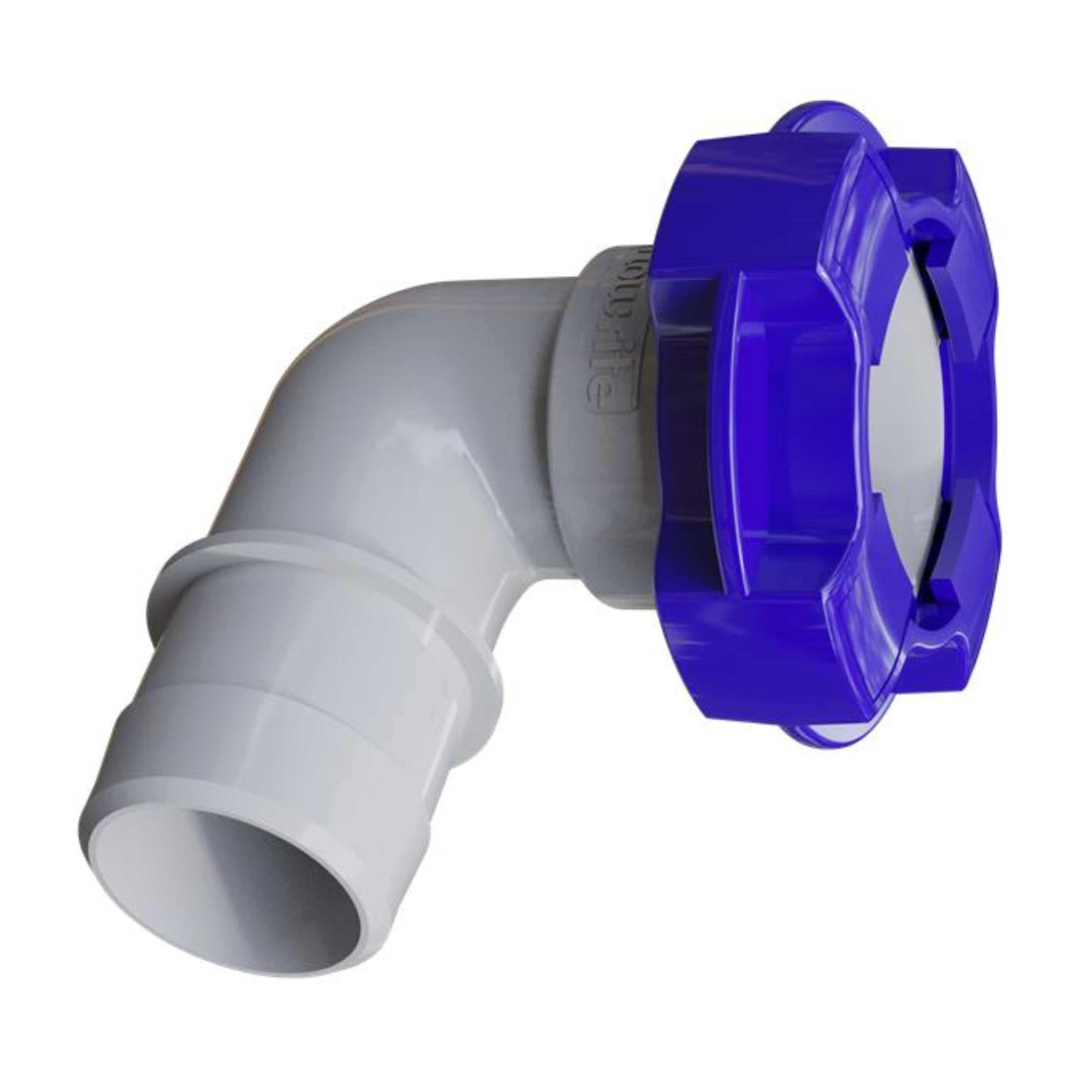 Flow-Rite 1" & 1-1/8" Barbed Elbow Quad-Lok Quick Connect Fitting ...